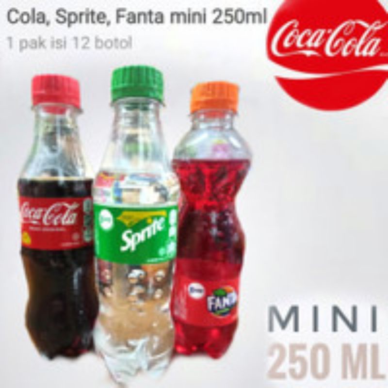 Jual SPRITE FANTA COCA COLA MINI 250 ML | Shopee Indonesia