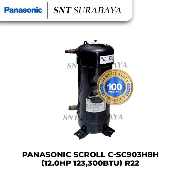 Jual COMPRESSOR PANASONIC 12PK R22 - PANASONIC SCROLL C-SC903H8H ...