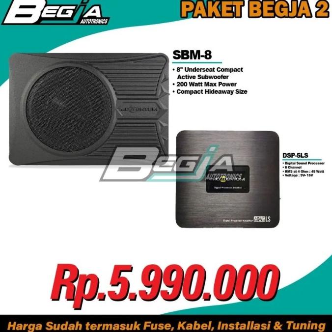 Jual SUBWOOFER MOMENTUM SBM-8 & PROCESSOR DSP 5-LS (BONUS PEMASANGAN) | Shopee Indonesia