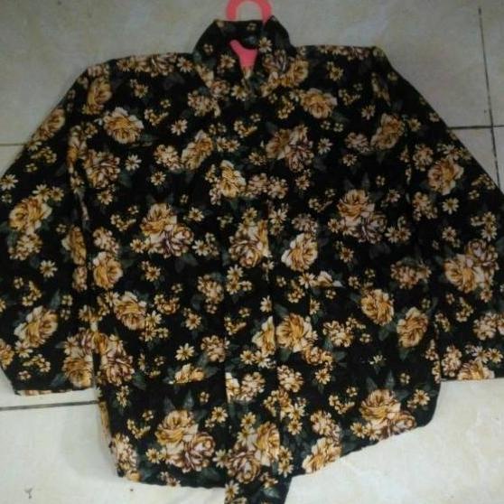 Jual Baju Adat Pria Jawa Surjan Sorjan Motif Kembang Bunga Dewasa L Xl ...