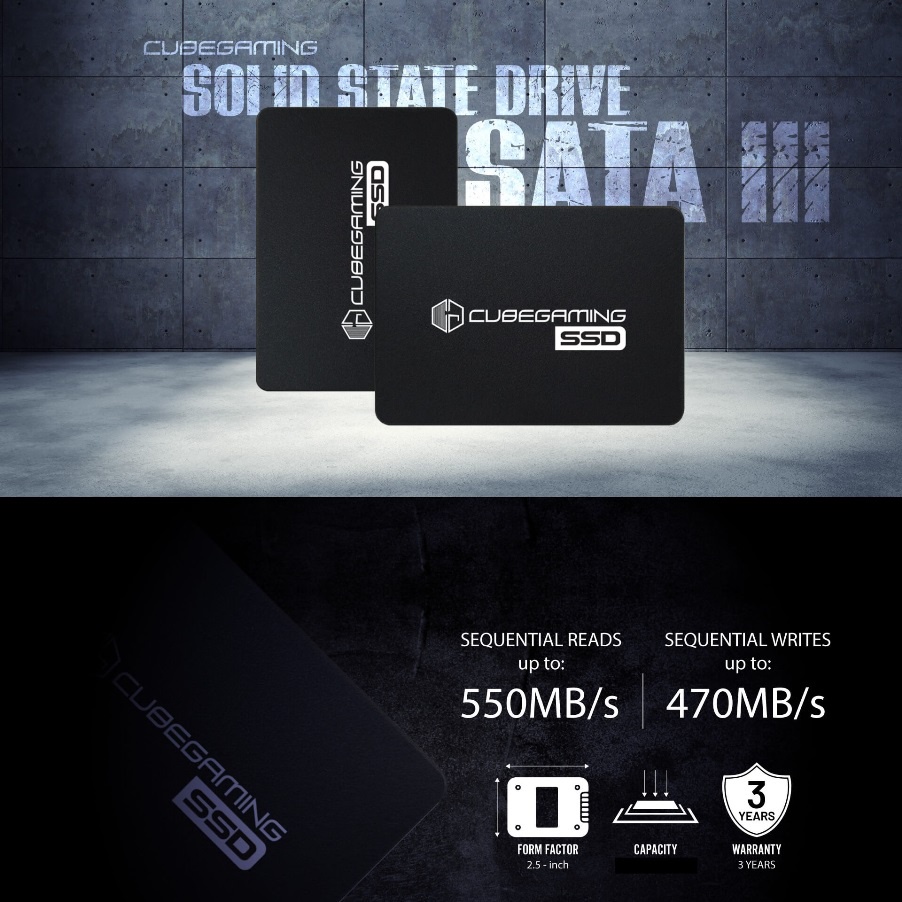 Jual SSD Cube Gaming SATA3 2.5 inch SATA III Original | Shopee Indonesia