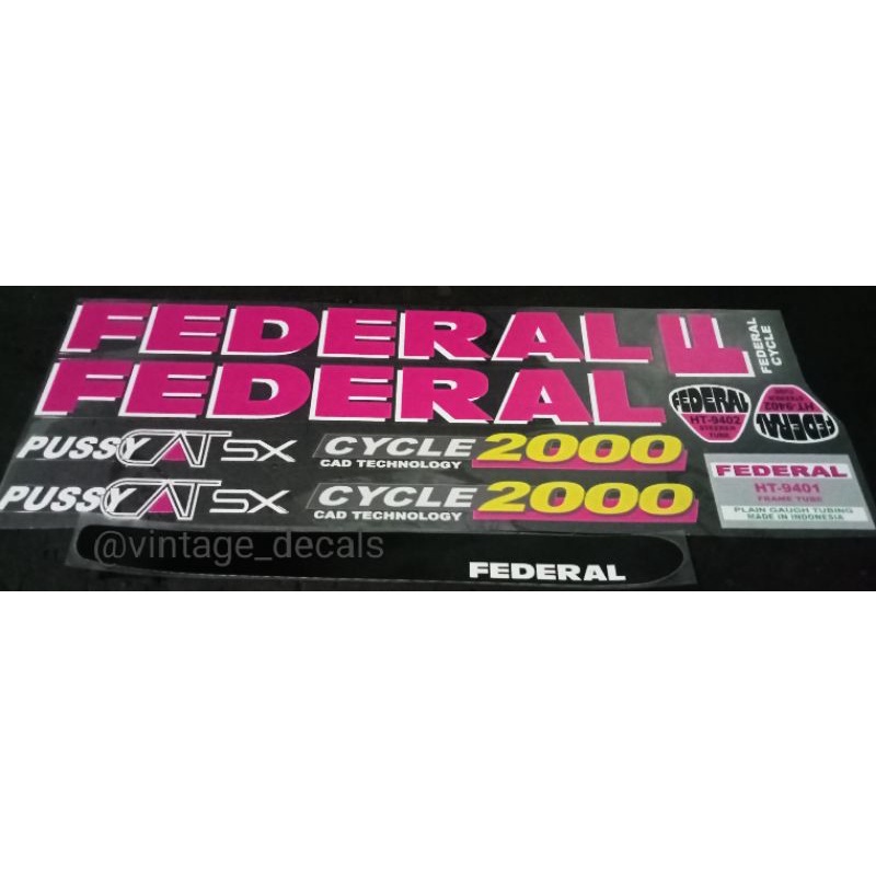 Jual sticker decal federal pussy cat PUSSYCAT SX | Shopee Indonesia