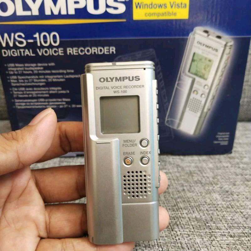 Jual Olympus Voice Recorder WS 100 Perekam Suara Original | Shopee ...