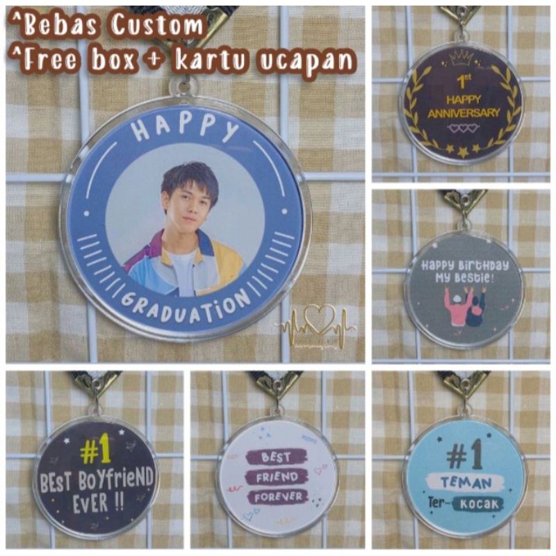 Jual Medali Kado Ulang Tahun Murah Dan Lucu Bisa Request foto lain ...