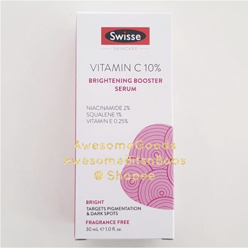 Jual Swisse Beauty Vitamin C 10% Brightening Booster Serum 30ml | Shopee Indonesia