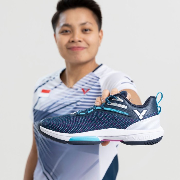 Jual Sepatu Victor Badminton P9600 BJ / New Player Series P9600 BJ ...