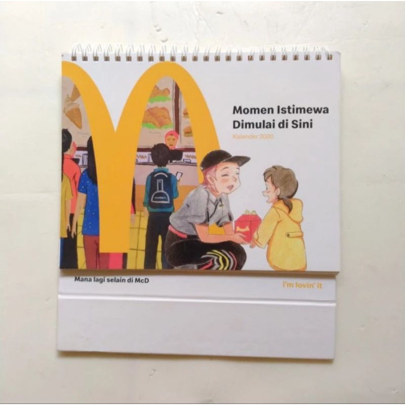 Jual Kalender Meja / Kalender Duduk McD | Shopee Indonesia
