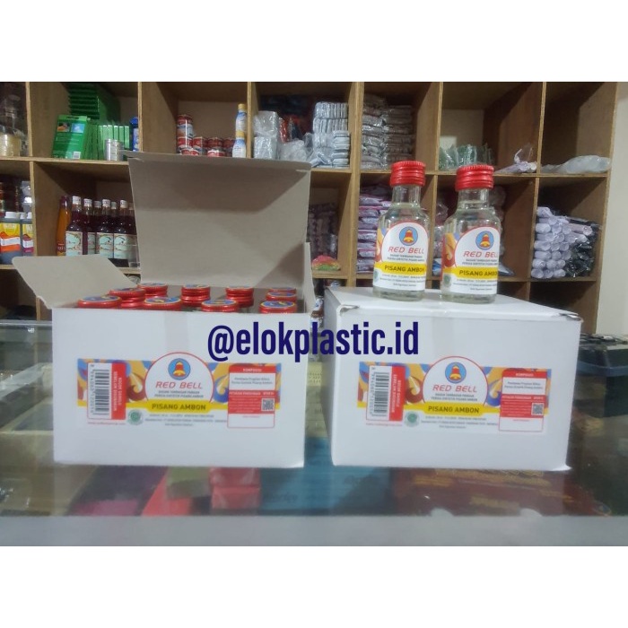 Jual Essence Red Bell Kemasan Box (1 box isi 12 botol @ 30ml) | Shopee ...