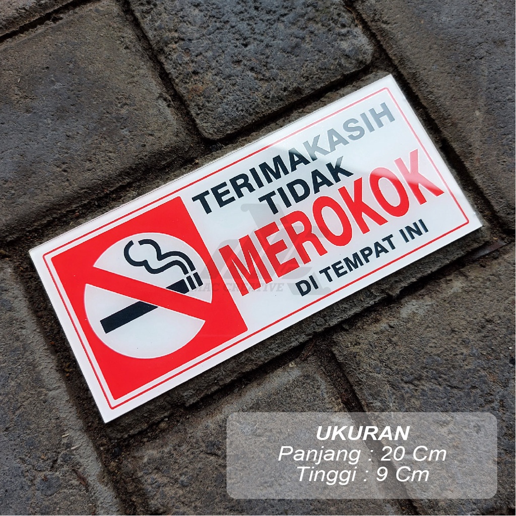 Jual SIGN BOARD AKRILIK LENGKAP - SIGN BOARD - TARIK DORONG DILARANG ...
