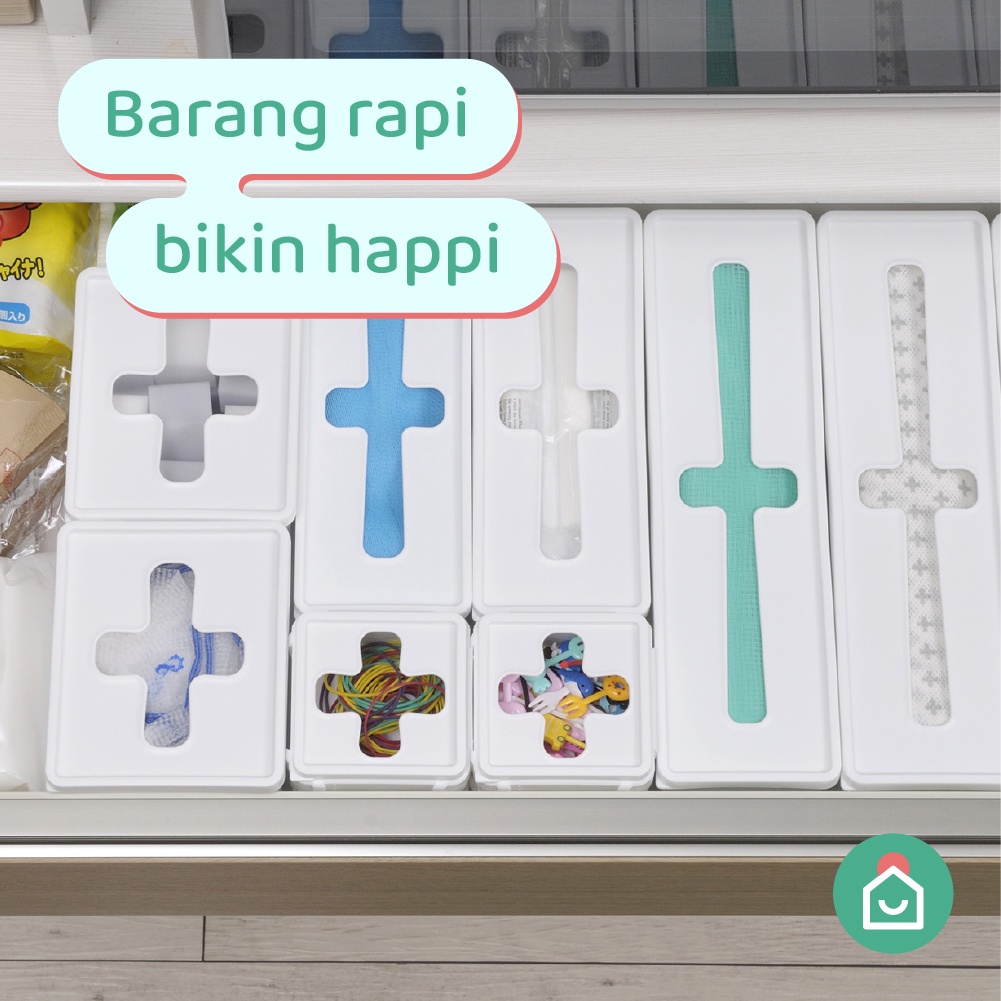 Jual (Made in JP) Kotak Organizer Penyimpan Barang / Storage Box ...