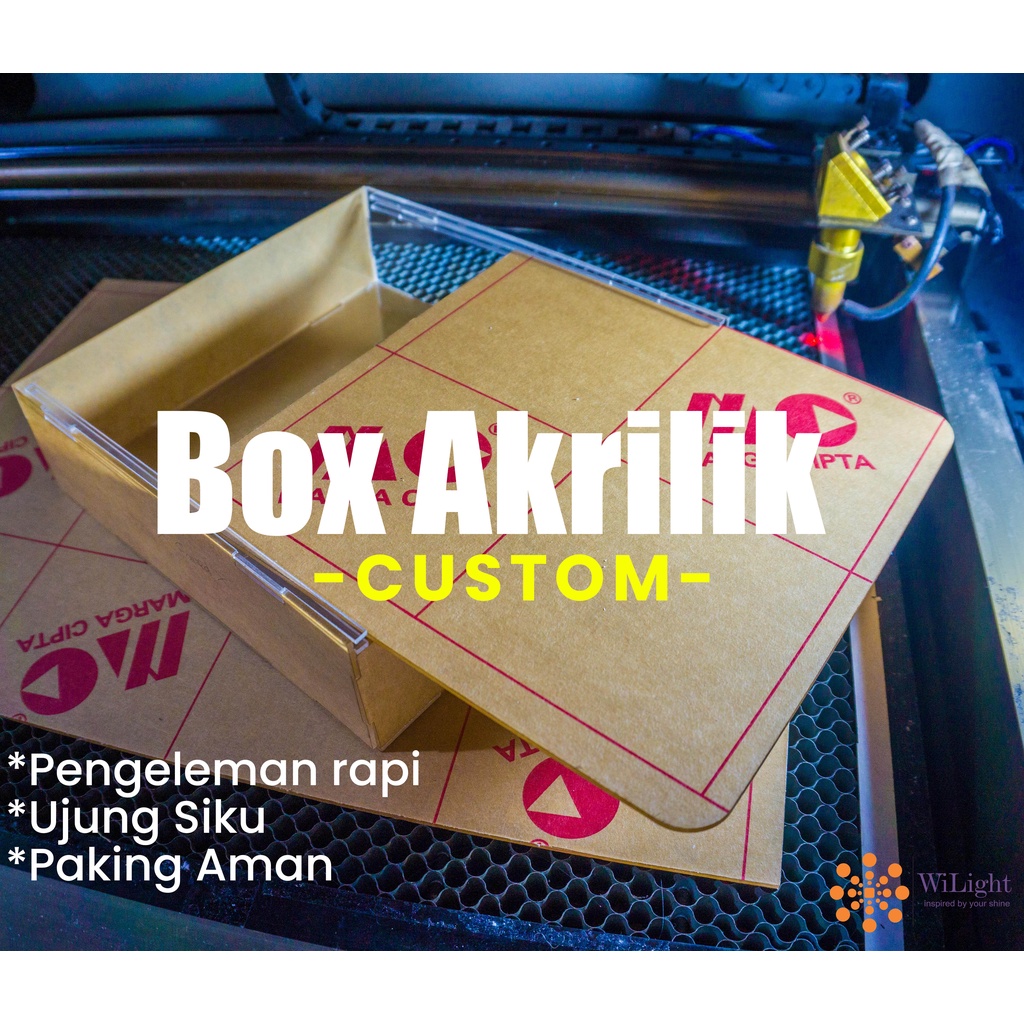 Jual Box Mahar Akrilik Sliding Custom Ukuran Custom / Box Akrilik ...