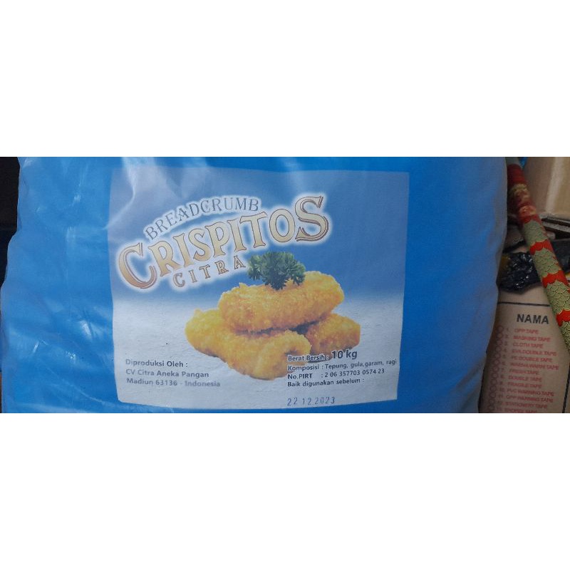 Jual TEPUNG ROTI CRISPITOS 10 KG | Shopee Indonesia