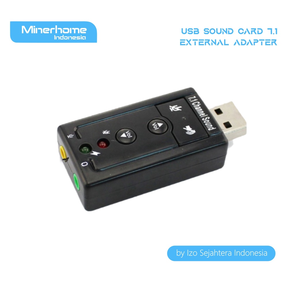 Jual USB Sound Card 7.1 Kualitas Premium | Shopee Indonesia