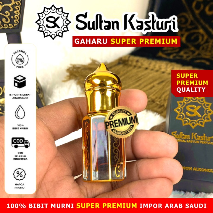 Jual [COD] 100% Original Gaharu Super Premium 6 ml Minyak Wangi Gaharu ...