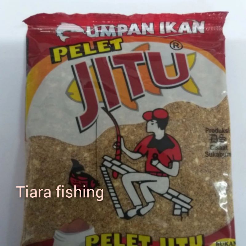 Jual PELET JITU TOPI MERAH UMPAN MANCING PELET IKAN PRODUK CISAAT ...