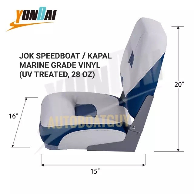 Jual Fer Jok Speedboat Marine Grade Waterproof (Kursi Kapal Rangka ...