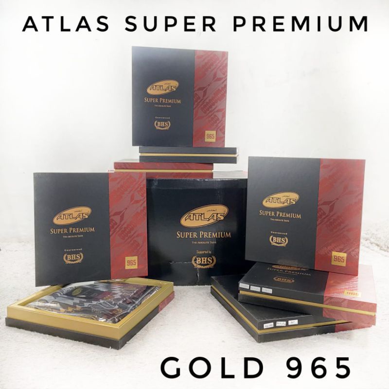 Jual Sarung Atlas Super Premium 965 Gold Black Series Hitam Ecer Grosir | Shopee Indonesia