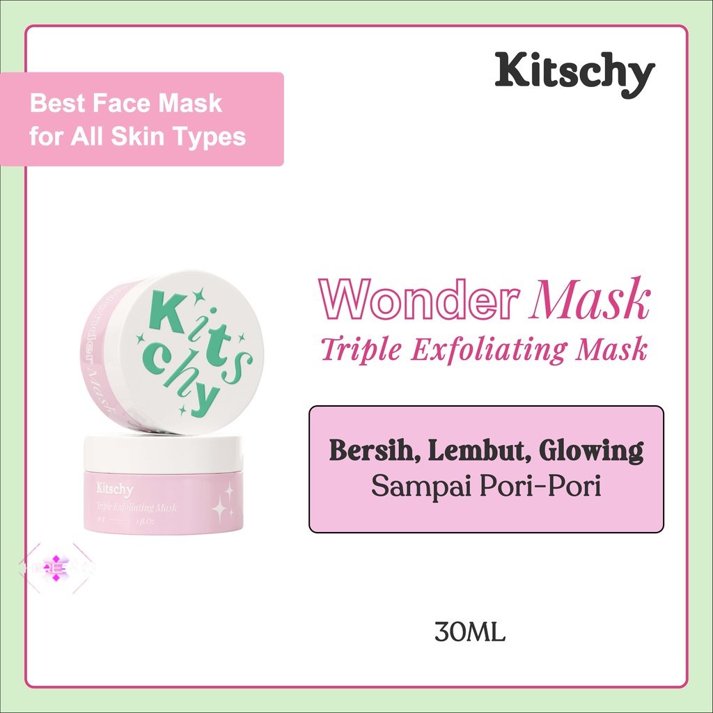 Jual Kitschy Wonder Mask - Triple Exfoliating Mask (Chemical, Physical ...