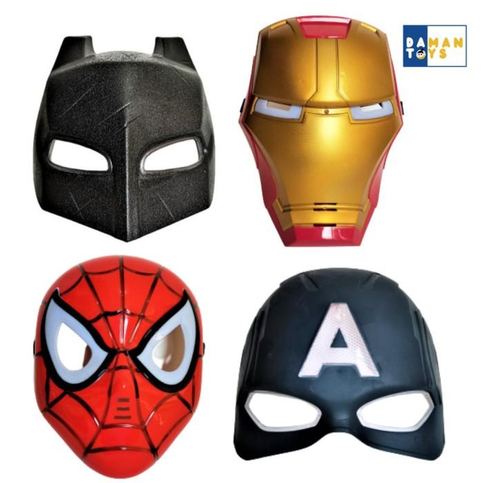 Jual Mainan Anak Topeng Avengers Iron Man / Topeng Spiderman | Shopee ...