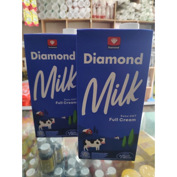 Jual UHT Diamond full cream 1liter | Shopee Indonesia