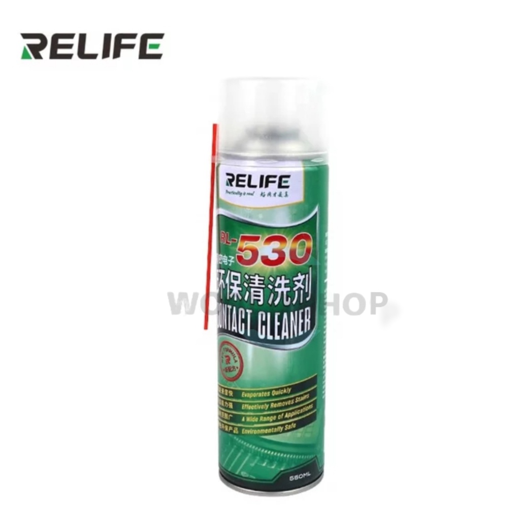 Jual CONTACT CLEANER RELIFE RL-530 550ML CAIRAN PEMBERSIH KACA LCD DAN ...
