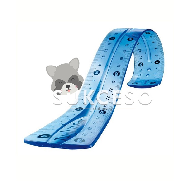 Jual Maped Twist n Flex Penggaris Elastis Lentur Tidak Patah Ukuran 30 ...