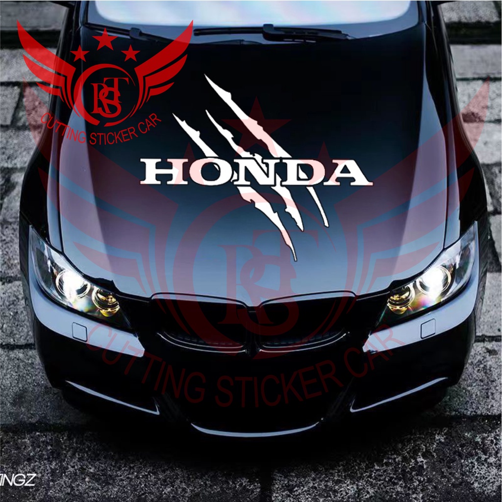 Jual STIKER STICKER MOBIL HONDA CUTTING STIKER KAP MESIN STIKER MOBIL ...