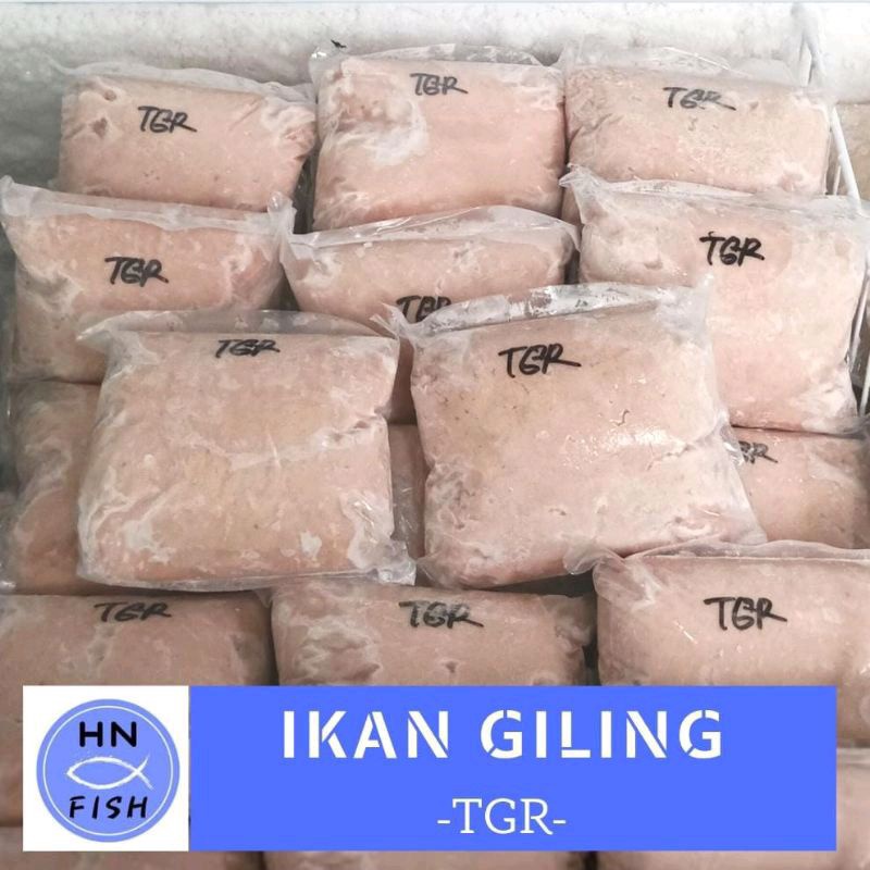 Jual IKAN GILING 1 KG HN FISH / IKAN GILING TGR TENGGIRI 1kg | Shopee ...