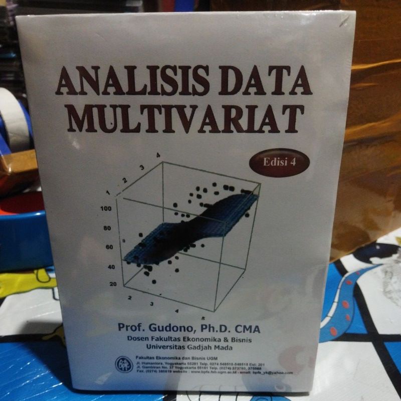 Jual BUKU ANALISIS DATA MULTIVARIAT EDISI 4 by Gudono | Shopee Indonesia