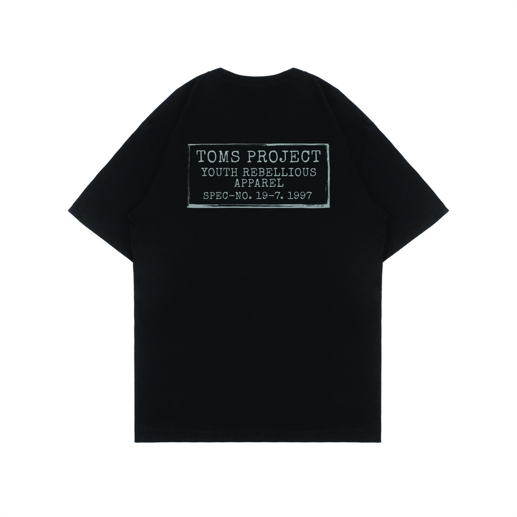 Jual Toms Project - Tshirt Combed 24's Reverb Black | Shopee Indonesia