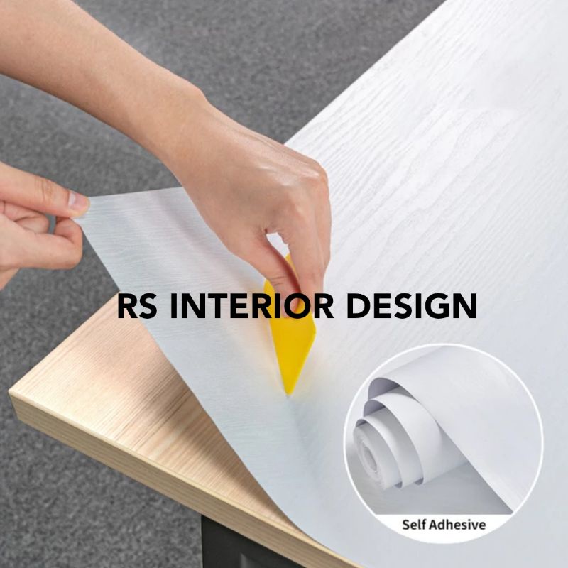 Jual Wallpaper Stiker Meja Lemari Pintu Kayu Triplek Pvc Furniture ...