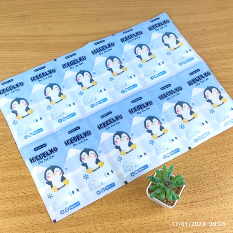 Jual Ice Gel Ice Pack Thermafreeze Pengganti Dry Ice Penahan Dingin ...