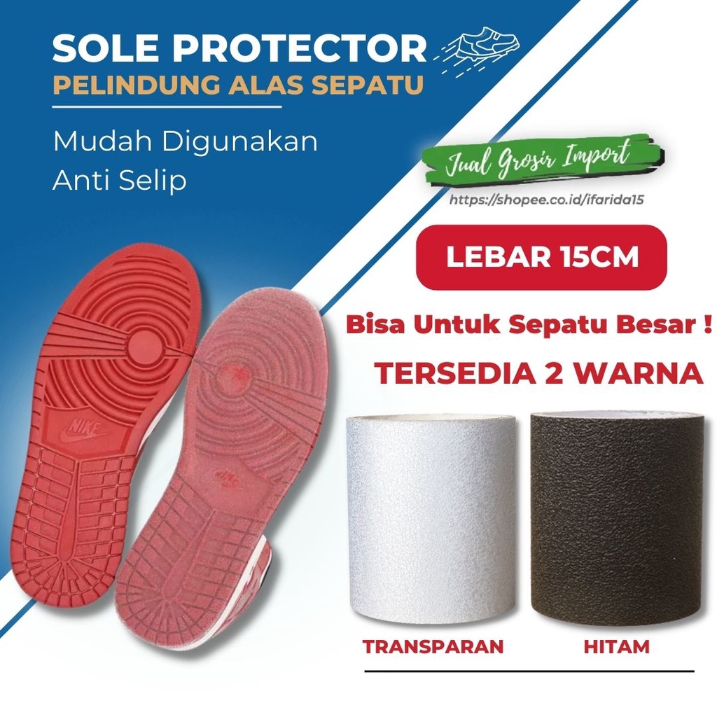 Jual ORIGINAL Hard Glaze Sole Protector - Sol Alas Sepatu Anti Licin ...