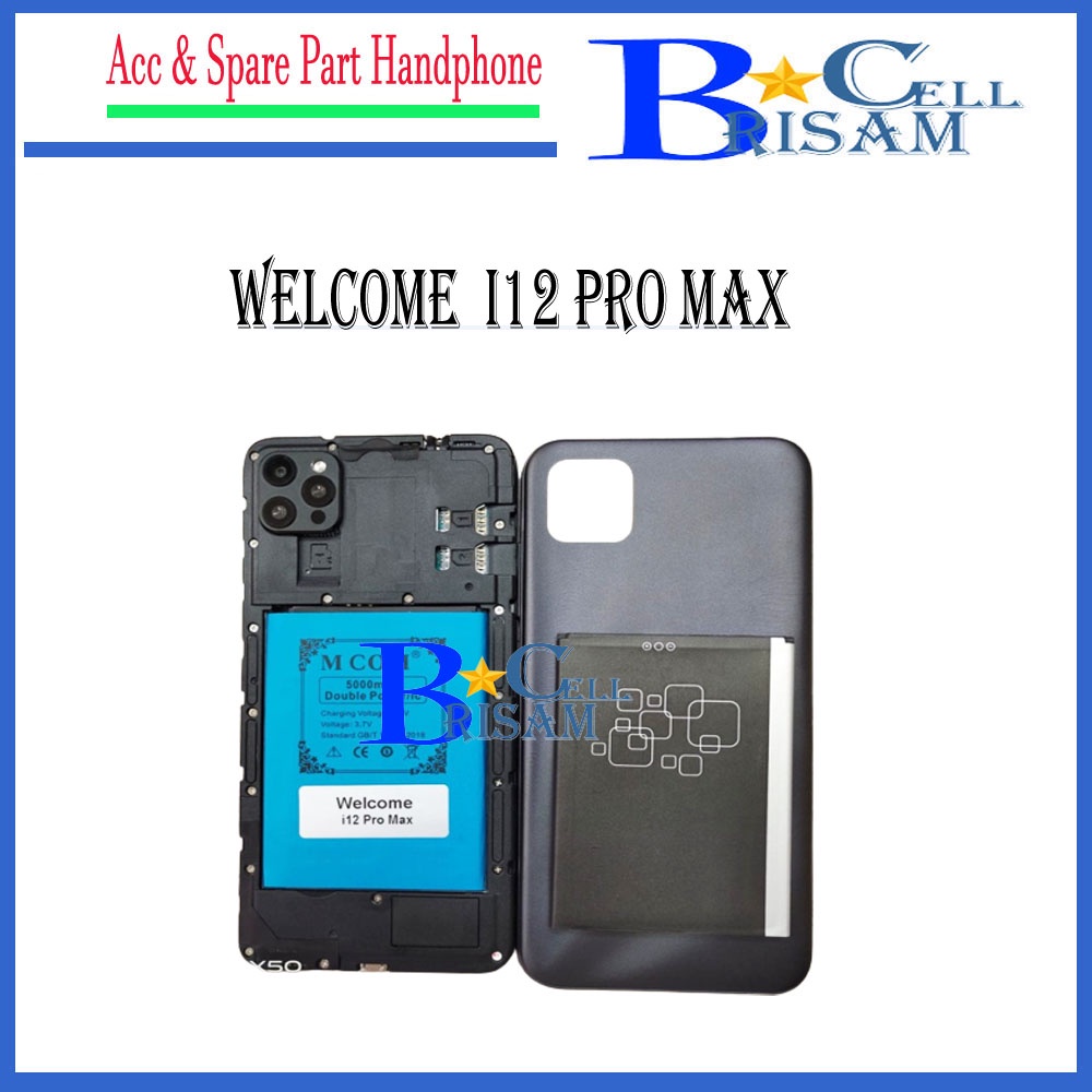 Jual Battery Batre Batere Baterai Double Power Mcom Welcome i12 Pro Max Kapasitas 5000 Mah ...