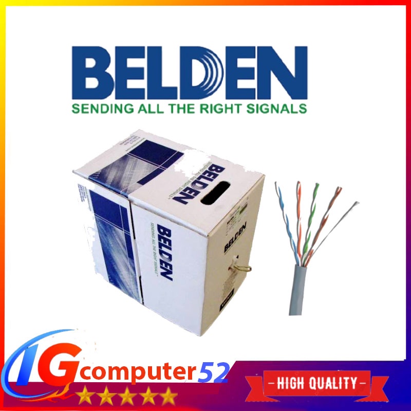 Jual KABEL LAN UTP cat 6 / cat6 BELDEN made in USA 1 roll Original | Shopee Indonesia