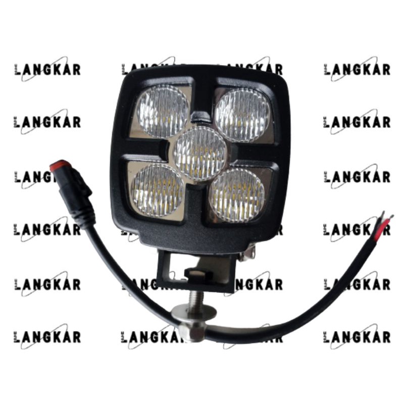Jual Work Light 25W 10-30V 5Led Putih Nyebar(BodyKecil) Polos | Shopee ...