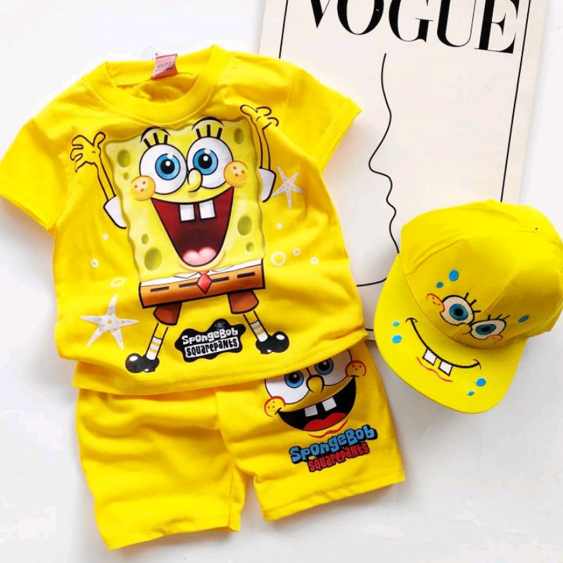 Jual BAJU ANAK COWOK SPONGEBOB SETELAN ANAK LAKI LAKI PEREMPUAN ...