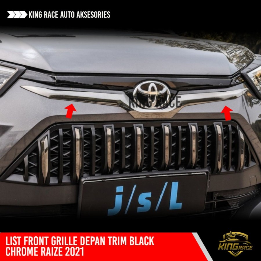 Jual List Front Grill Trim Toyota All New Raize 2021 2022 Grill Depan ...