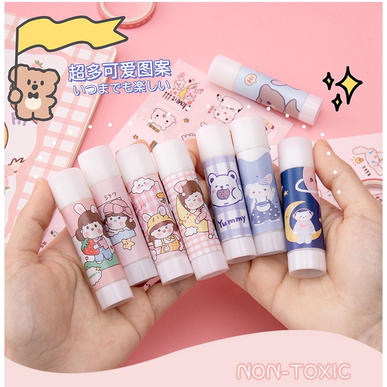Jual Glue Stick Motif Karakter Animasi / Motif Cute / Motif Lucu / Lem ...
