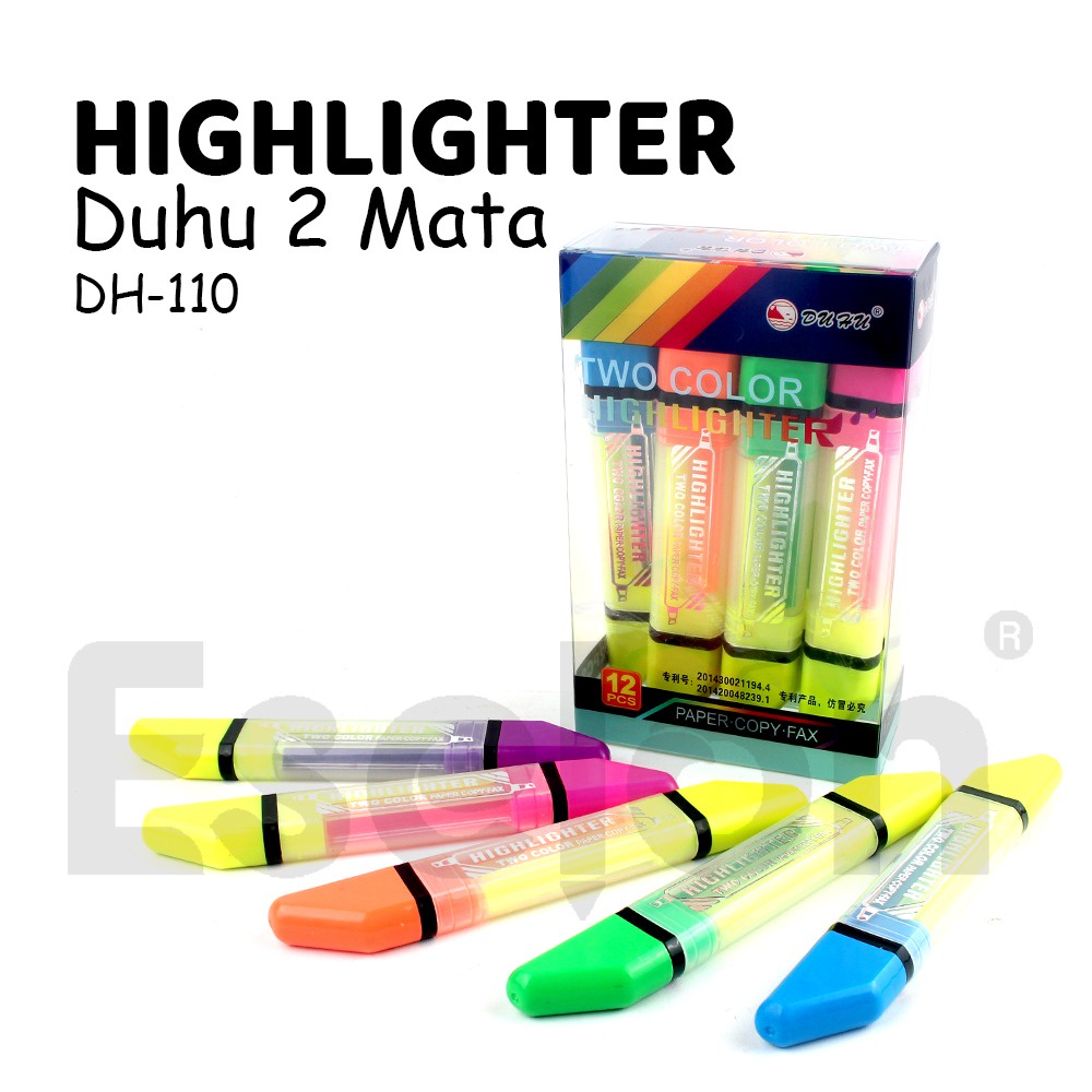 Jual Stabilo 2 sisi warna / Highlighter / Stabilo Eselon ES108 | Shopee ...