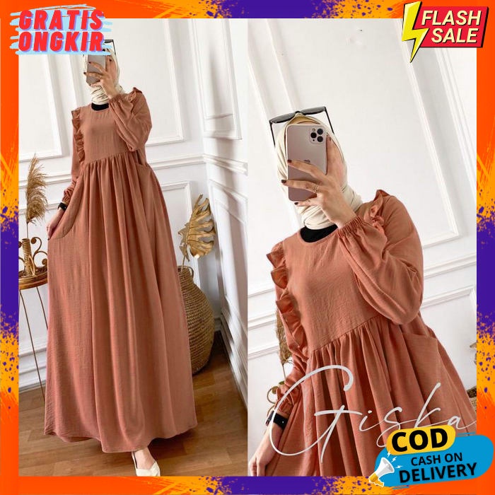 Jual Gamis Remaja Kekinian Korean Style Wanita Casual Wnta Murah ...