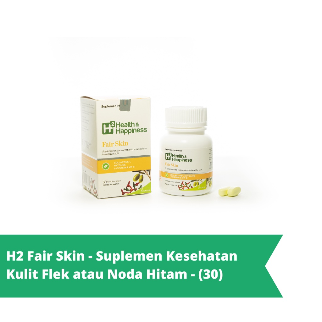 Jual H2 Fair Skin - Suplemen Kesehatan Kulit Flek atau Noda Hitam ...