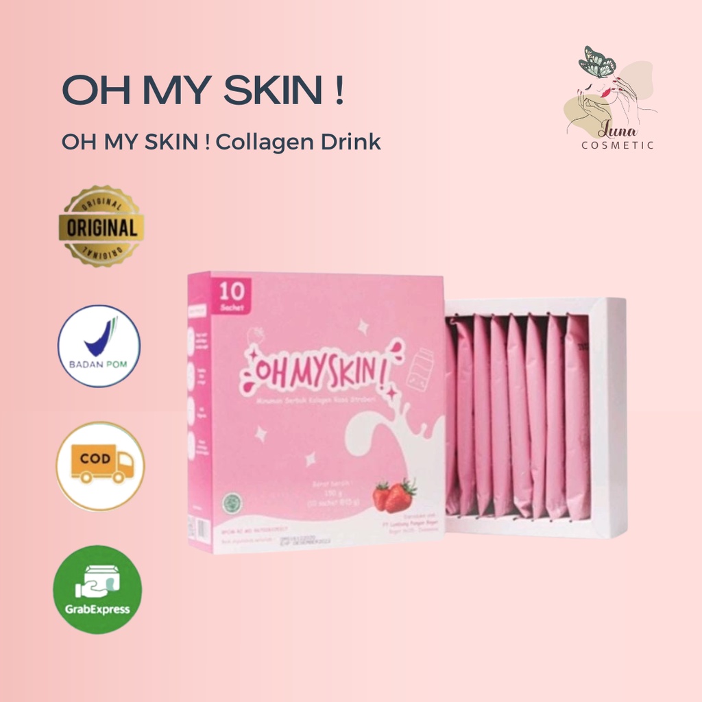 Jual OH MY SKIN ! Collagen Drink Minuman Collagen Pemutih Badan Dan ...