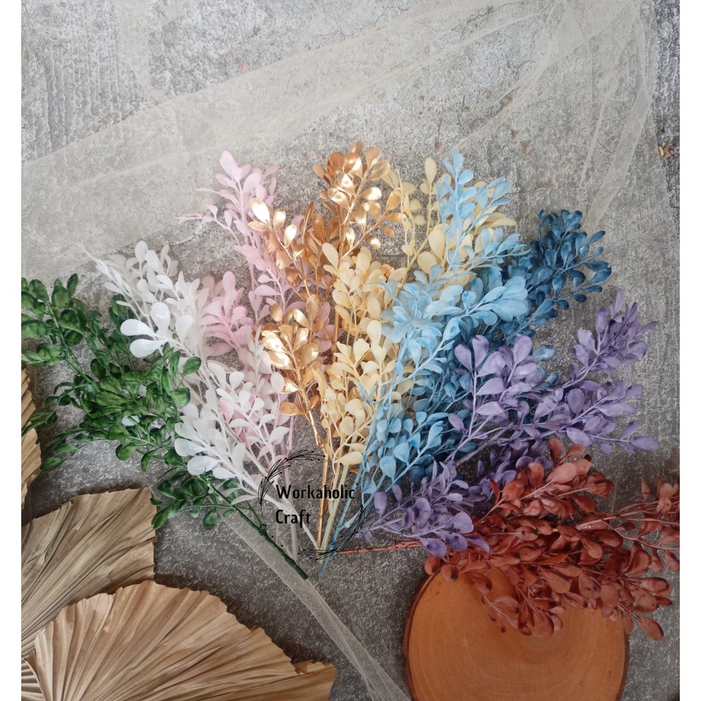Jual Daun Milan/Daun Milan palsu/Artificial Daun Plastik Bahan Bunga ...