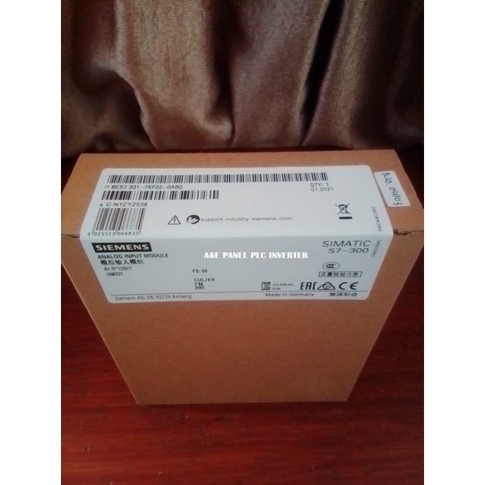 Jual PLC Siemens S7-300 S7 300 6ES7331-7KF02-0AB0 6ES7 SM 331 Analog ...