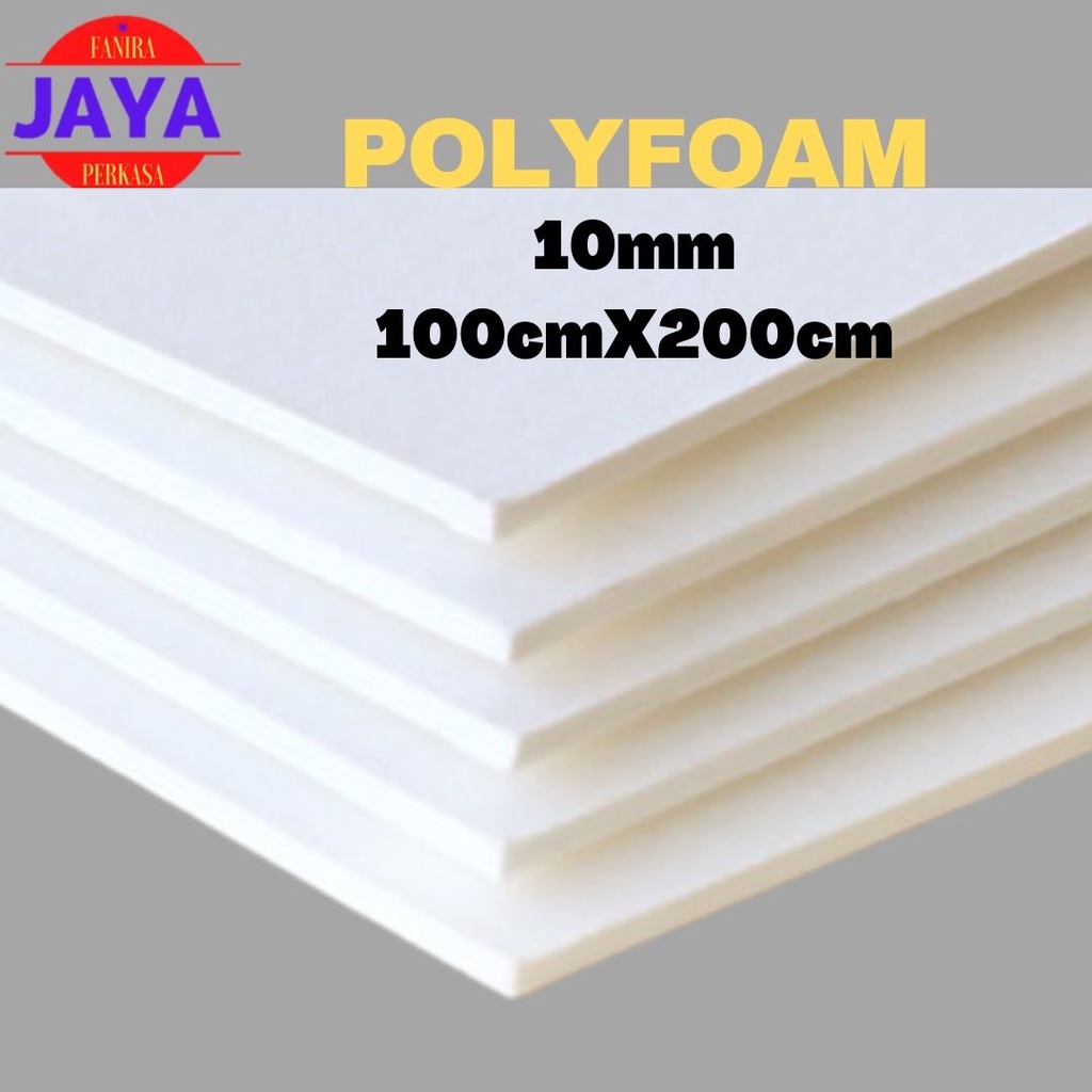 Jual Polyfoam Depron Busa Board Lembaran Sheet 10mm ukuran 100cm x 200cm - FJP | Shopee Indonesia