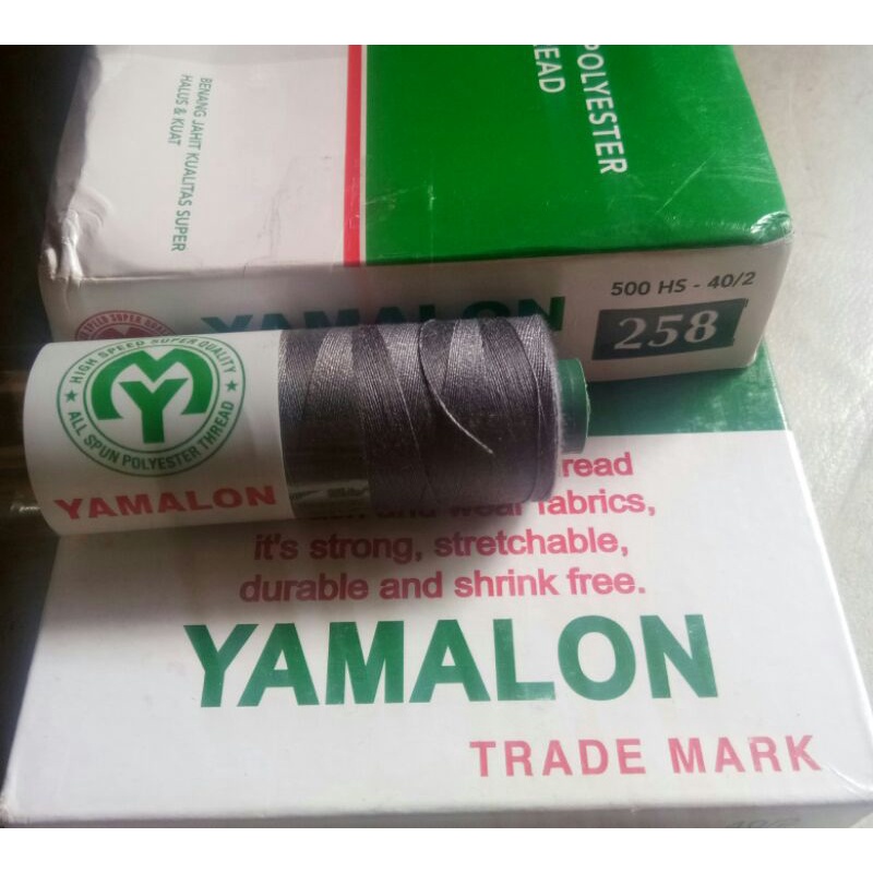 Jual Benang jahit merk YAMALON (etalase 1) 500 yards | Shopee Indonesia