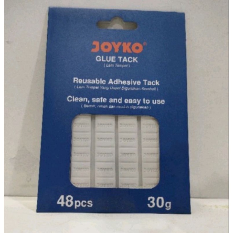 Jual Lem tempel Glue Tack Reusable Adhesive Tack Joyko 48 pcs | Shopee Indonesia