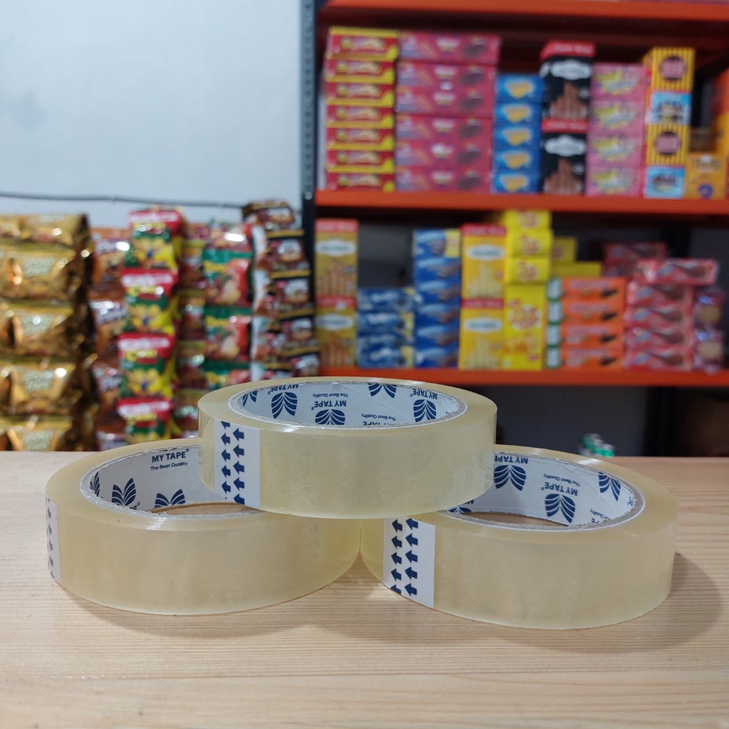 Jual Lakban MyTape Bening 24mm 90yard 45 micron Satuan | Shopee Indonesia