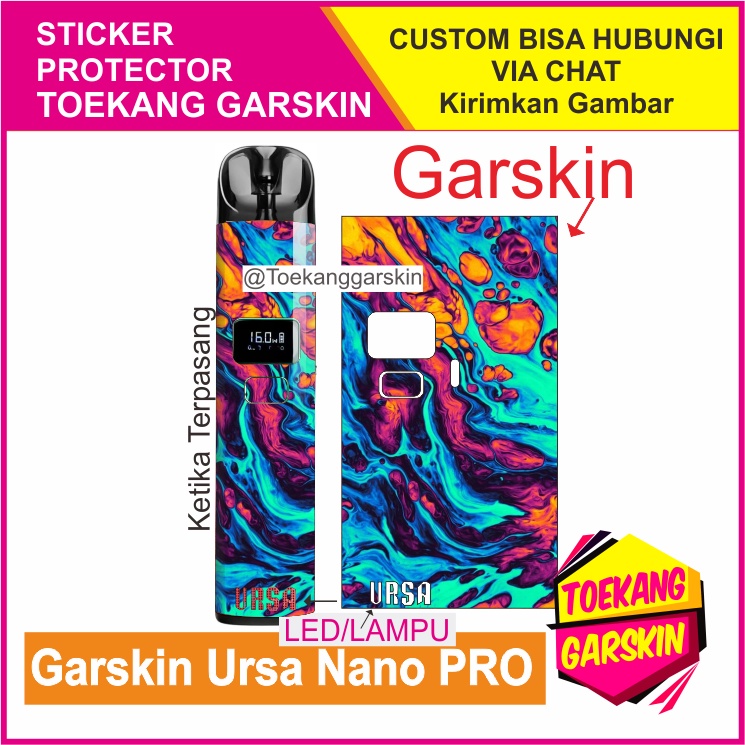 Jual Stiker Garskin Ursa Nano Pro Motif resin | Shopee Indonesia